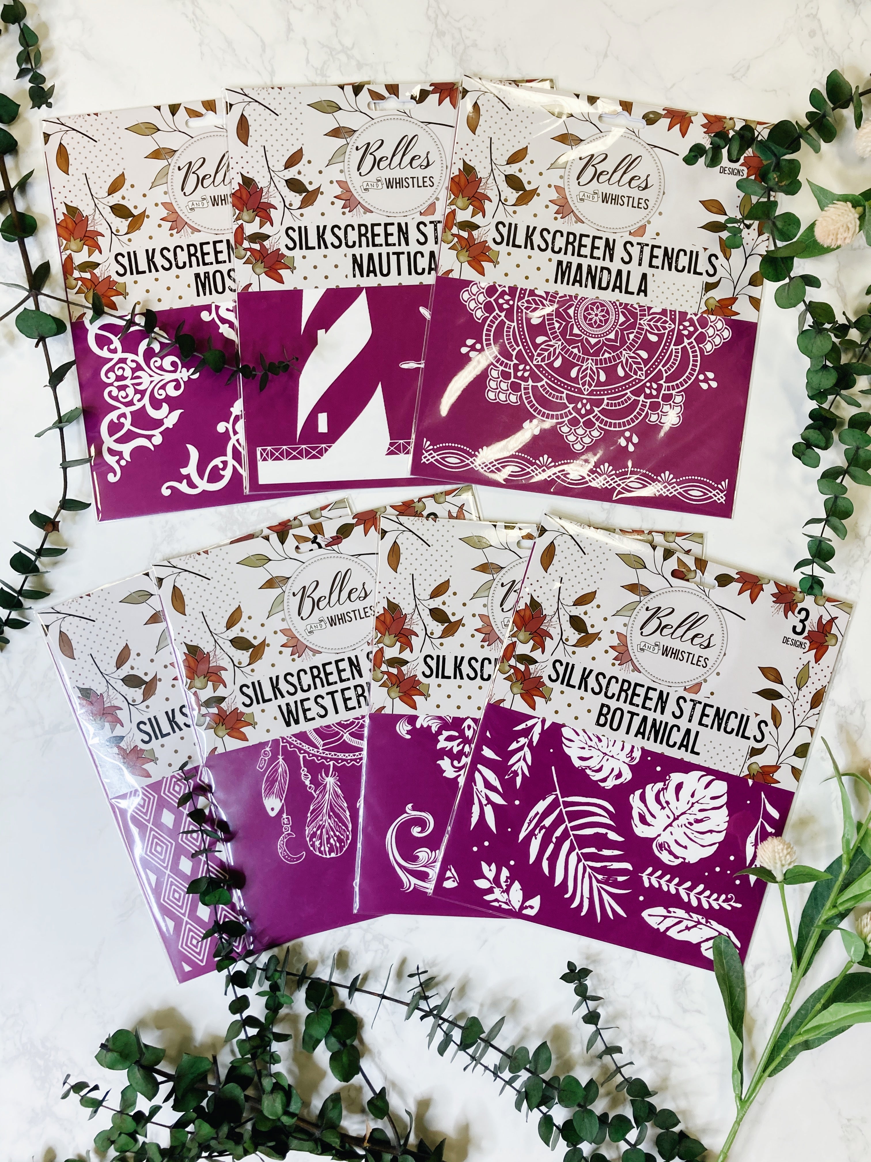Belles & Whistles Stencils