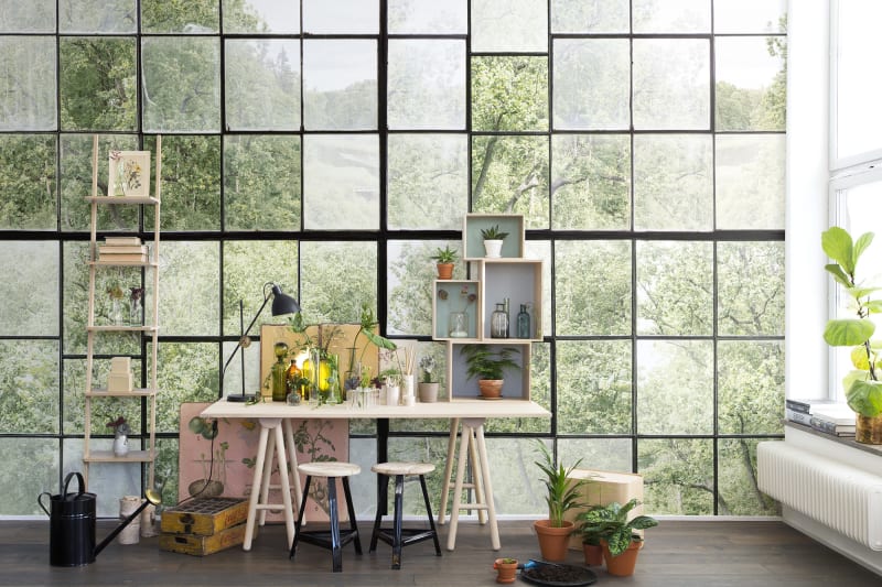 Door and Window Wallpaper Designs